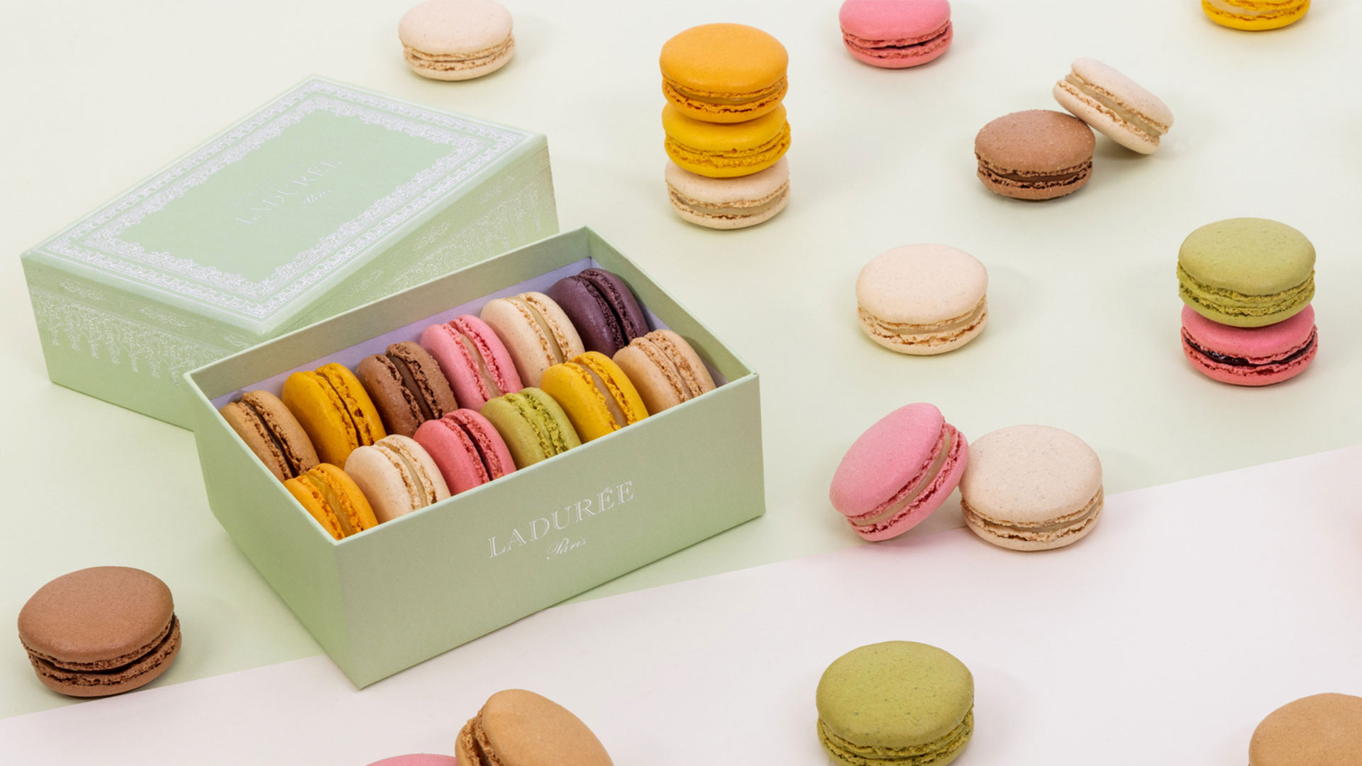 Ladurée Paris kiosk | French Macarons | Bicester Village